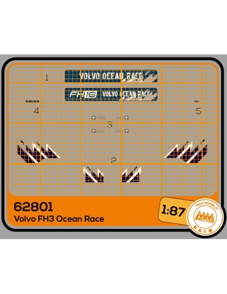 Volvo FH3 Limited Edition OCEAN RACE - M62801 - Decals Volvo FH3 ...